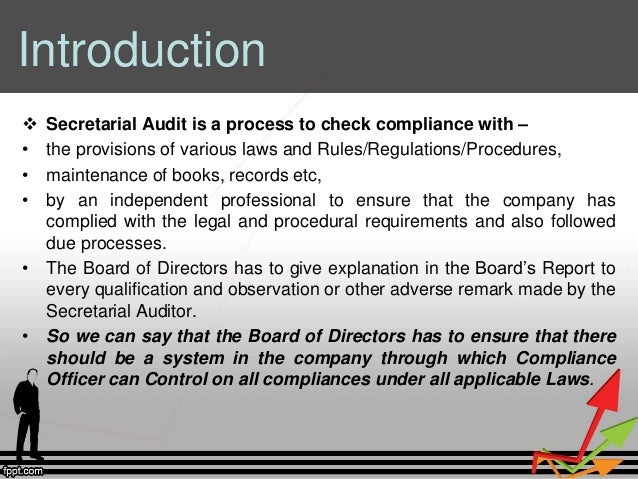 How to Begin Secretarial Audit (Compliance of All Applicable Law )