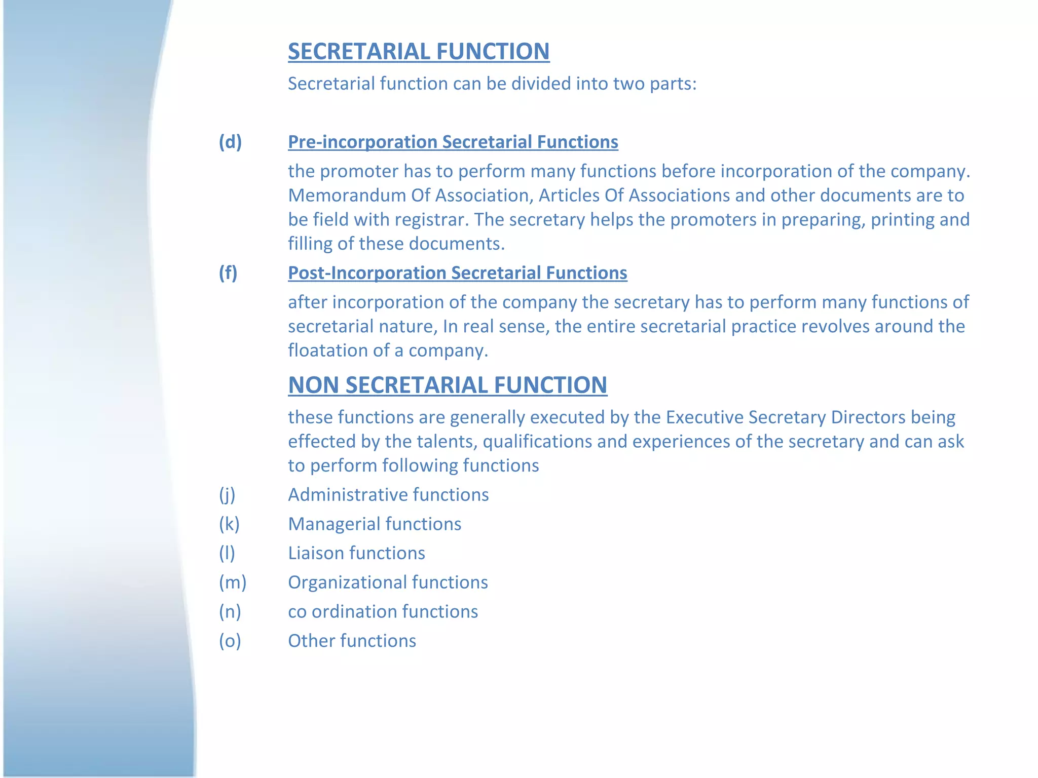 Secretarial Communication | PPT