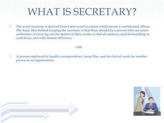 Secretarial Communication | PPT