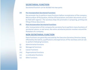 Secretarial Communication | PPT