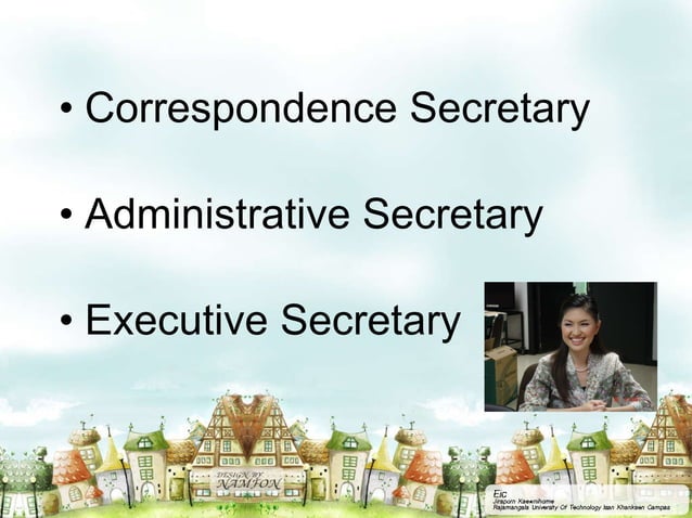 Secretarial Job Functions | PPT