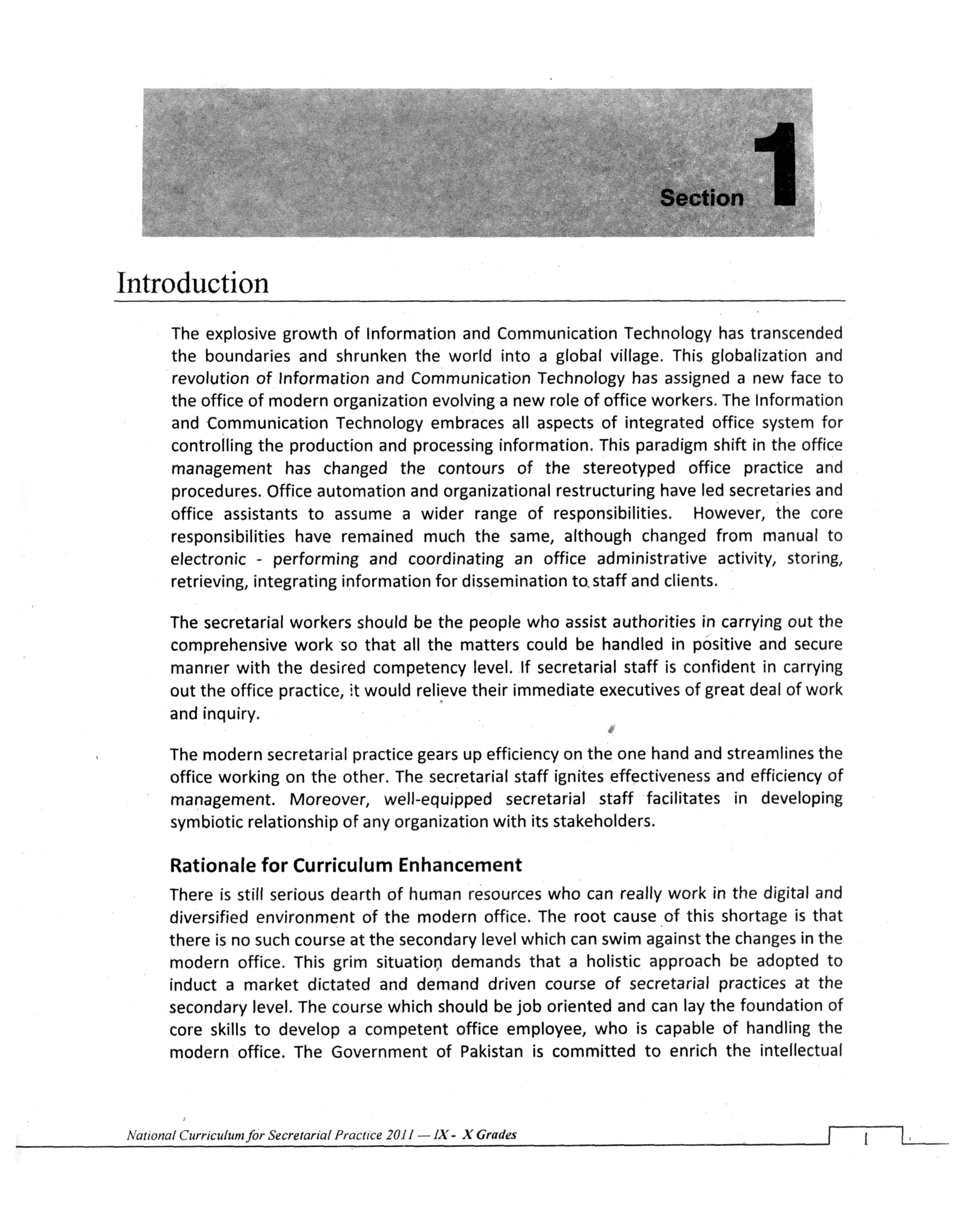 Secretarial Practice (IX-X) | PDF | Free Download