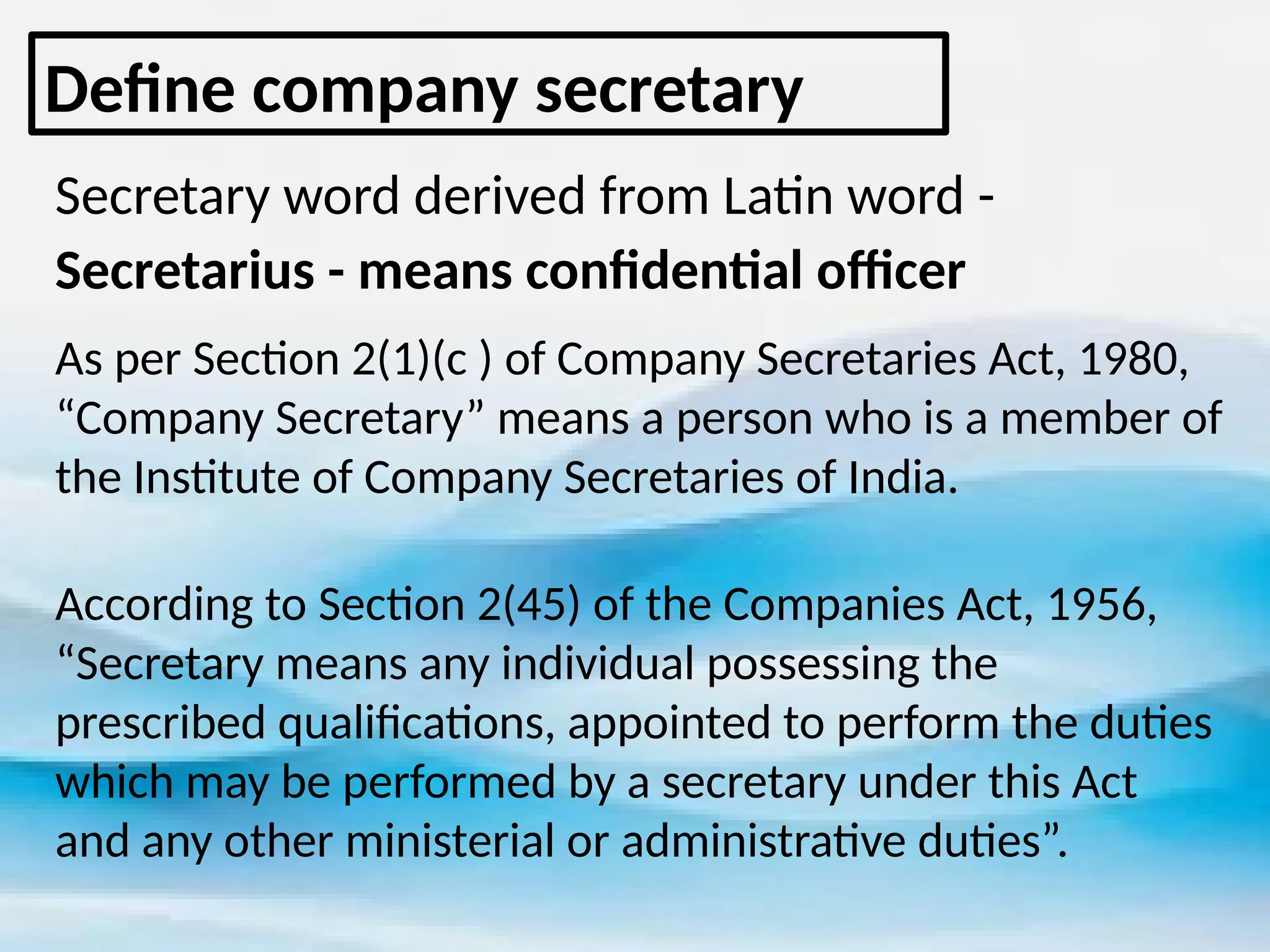 secretarial practices ppt.pptx notes to learn | PPTX