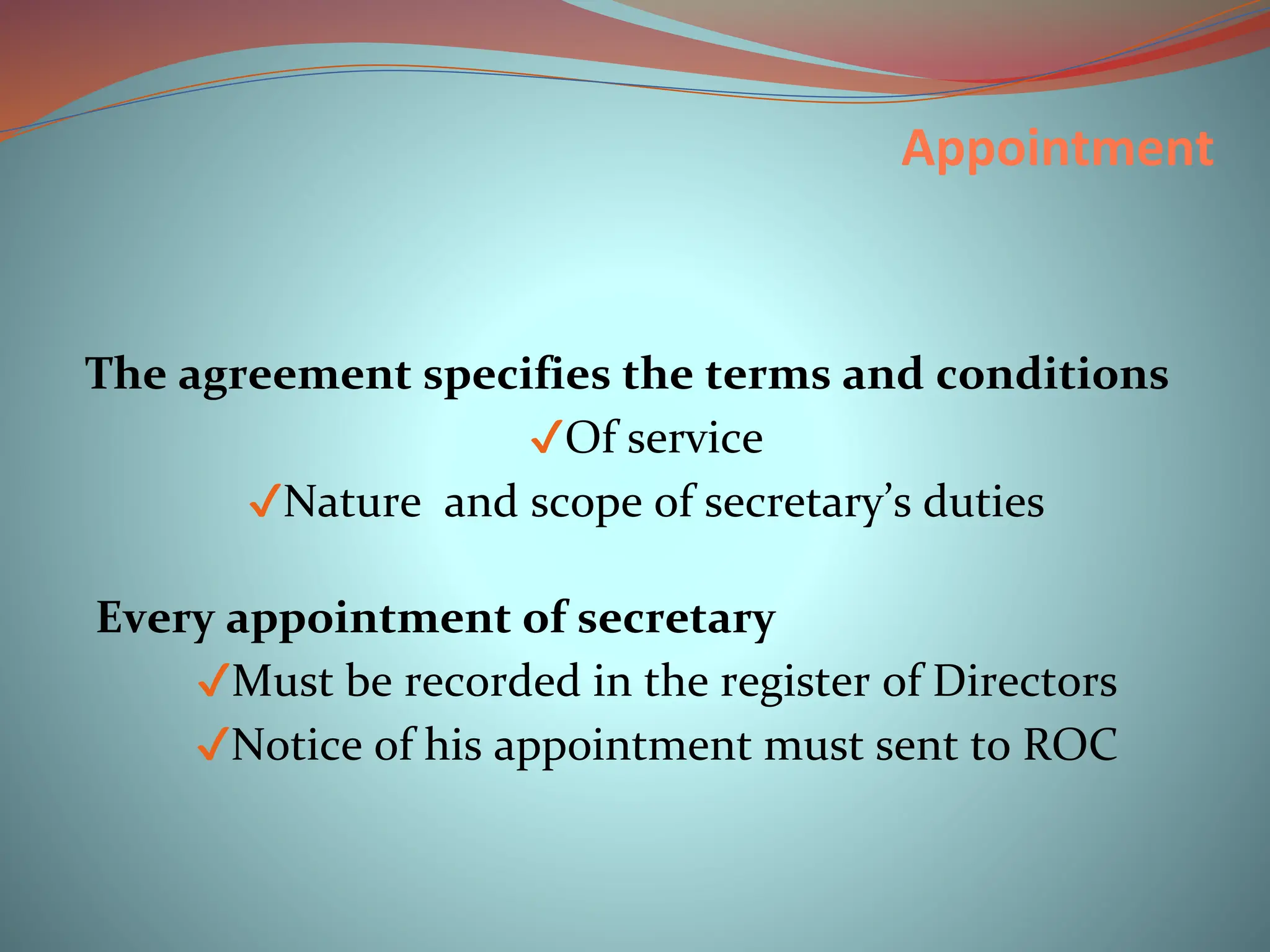 SECRETARIAL PRACTICE - Duties and responsibilities of Company secretary ...