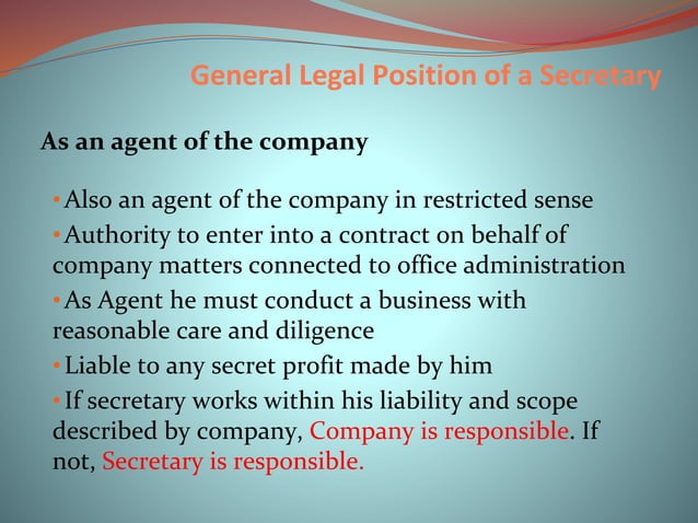 SECRETARIAL PRACTICE - Duties and responsibilities of Company secretary ...
