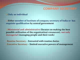SECRETARIAL PRACTICE - Duties and responsibilities of Company secretary ...