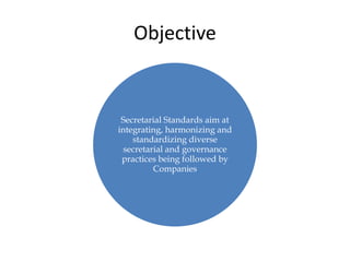 Secretarial Standard 1 - Mehta & Mehta | PPTX