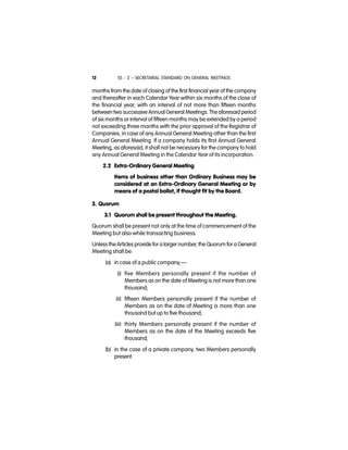 Secretarial standard 2 | PDF