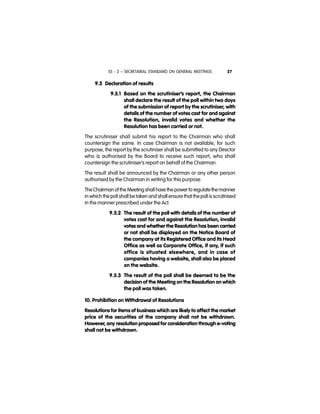 Secretarial standard 2 | PDF