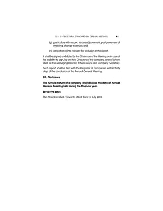 Secretarial standard 2 | PDF