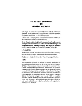 Secretarial standard 2 | PDF
