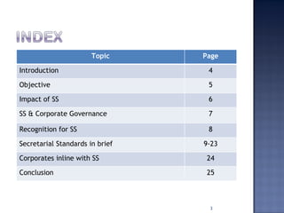 Secretarial Standards | PPT
