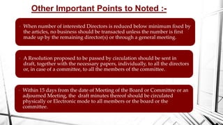 Secretarial standards 1 & 2 | PPTX