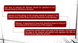 Secretarial standards 1 & 2 | PPTX