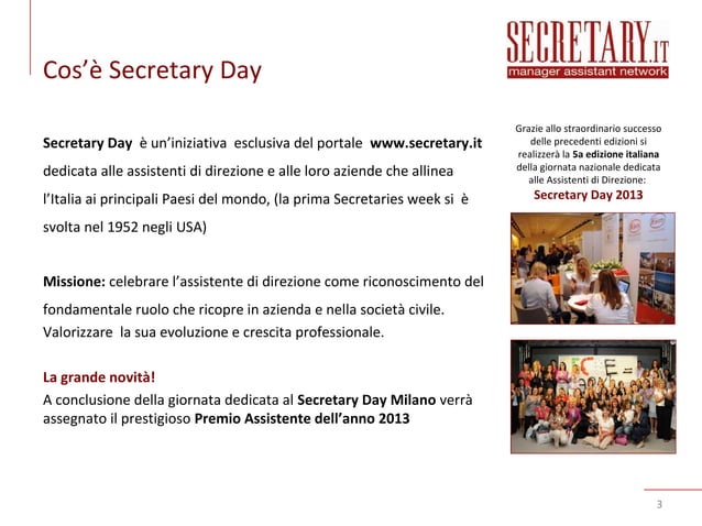 Secretary day 2013 | PPT