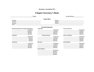 Secretarys book-complete | DOC