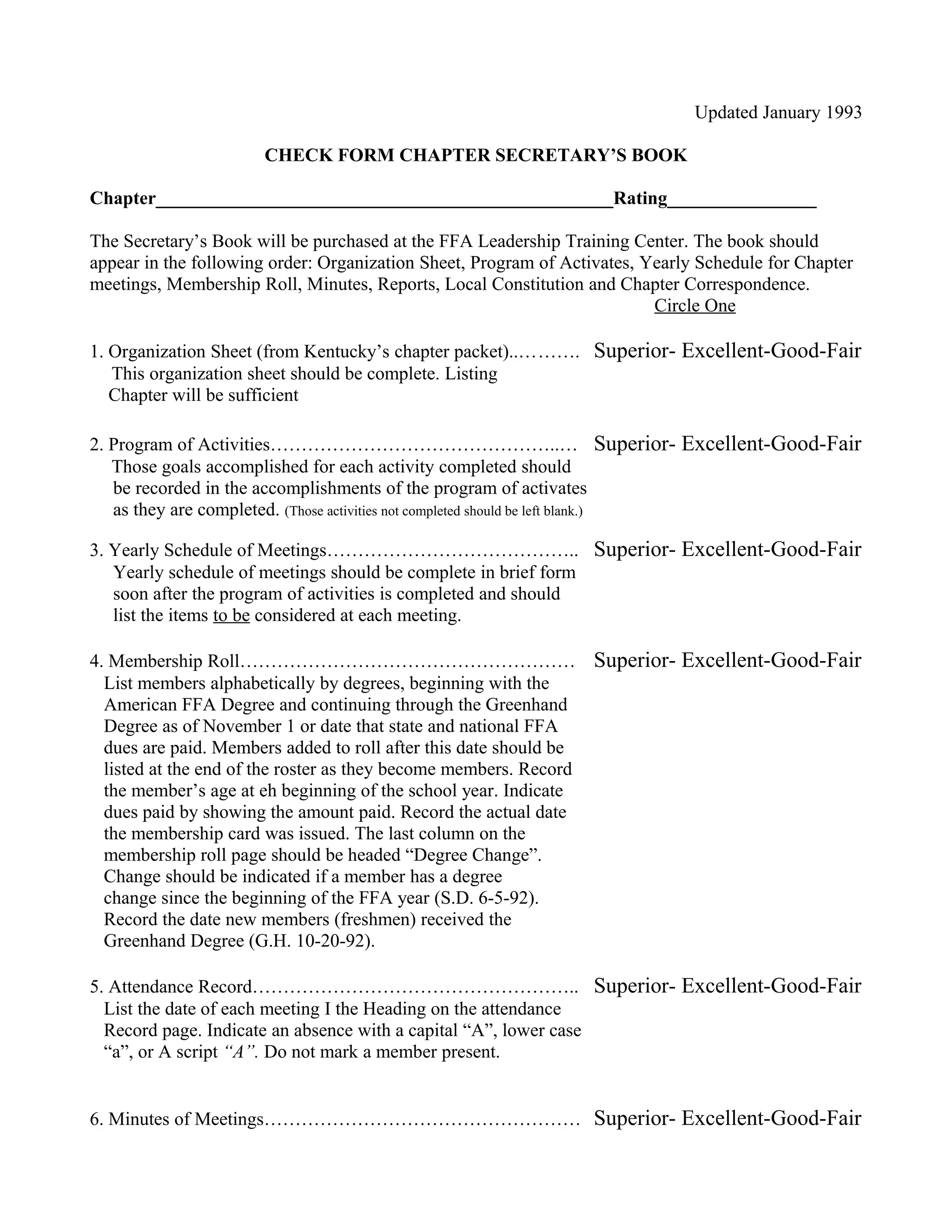 Secretarys book complete | DOC | Law