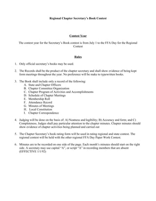 Secretarys book complete | DOC | Law