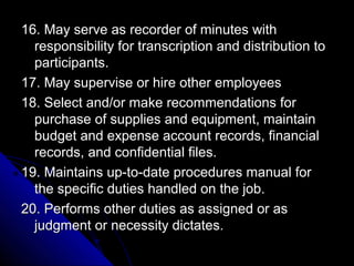 Secretaryship | PPT