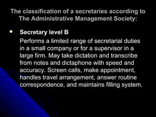 Secretaryship | PPT