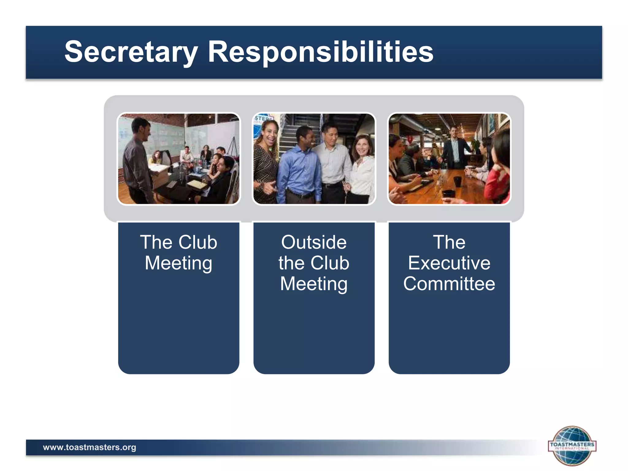 Secretary slides | PPT