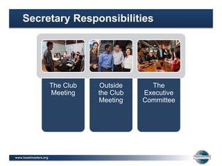 Secretary slides | PPTX