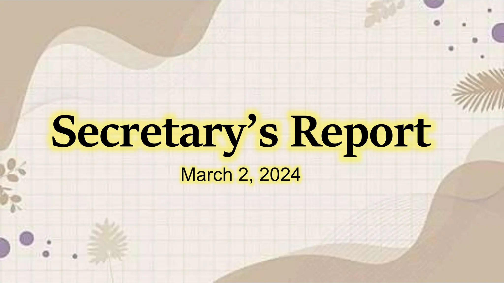 Secretarys Report in SAbbath School.pptx