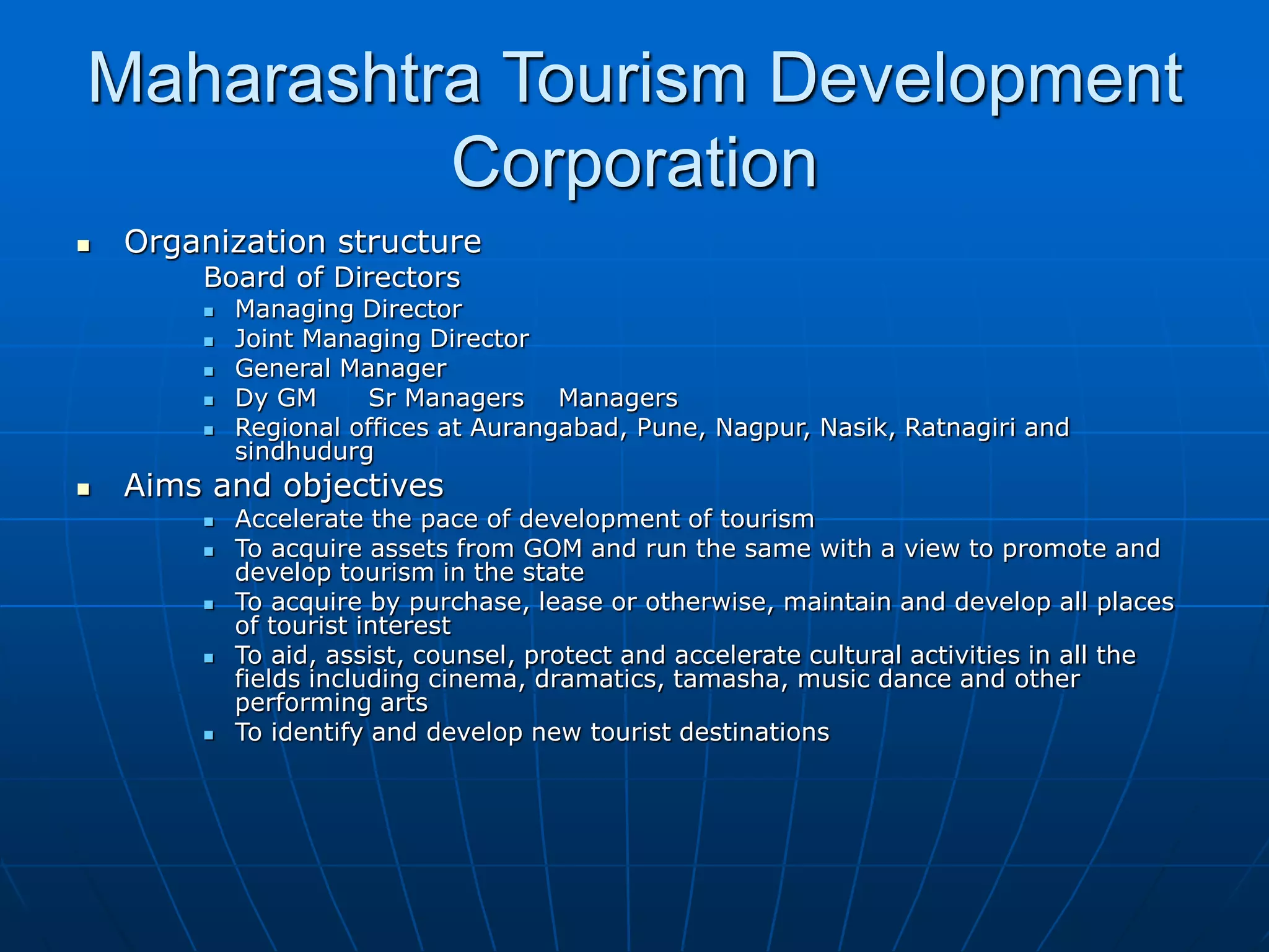 Maharashtra Tourism Development | PPT