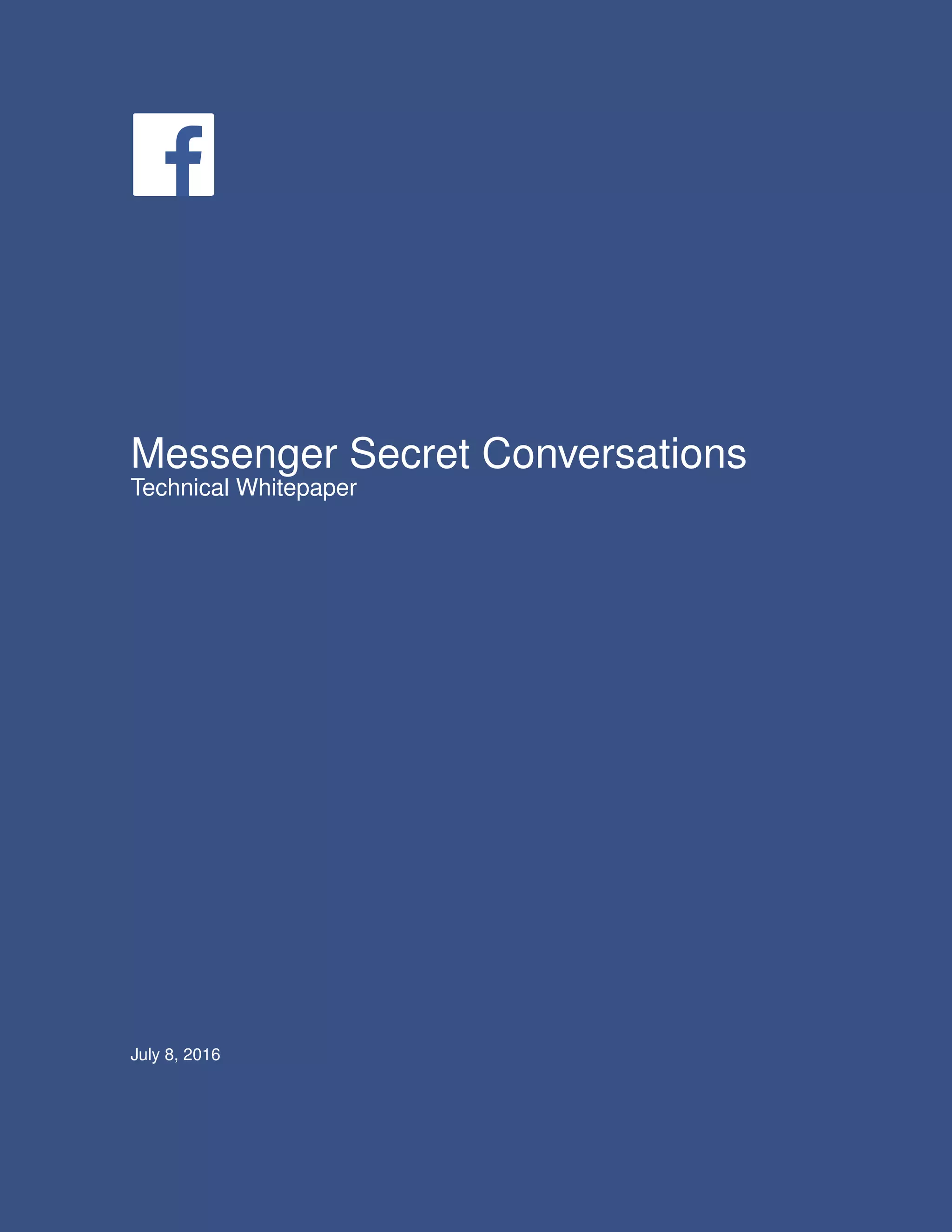 Secret conversations whitepaper-1 | PDF