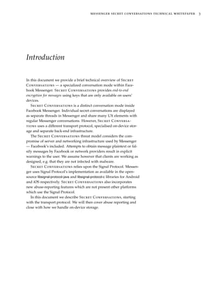 Secret conversations whitepaper-1 | PDF