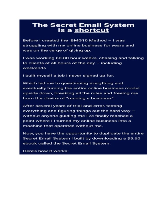 Secret Email System | PDF