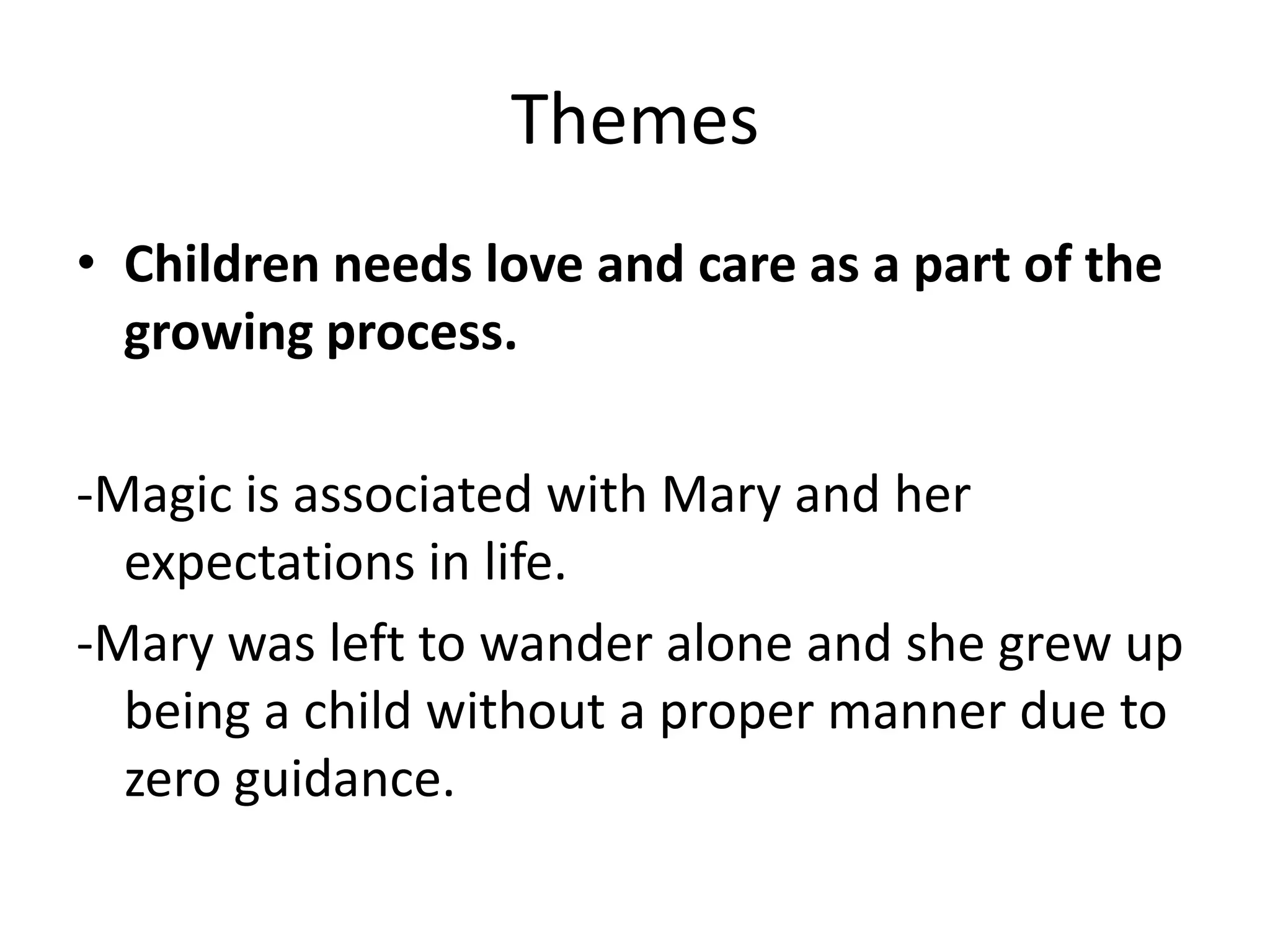 Secret garden analysis | PPT
