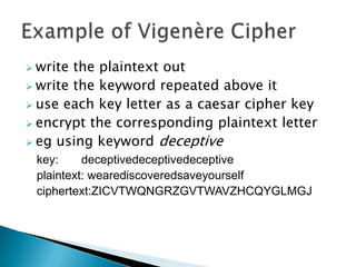 Secret key cryptography | PPTX