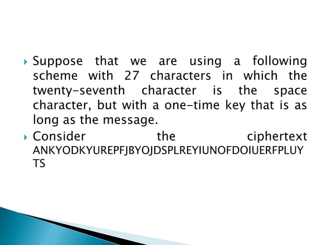 Secret key cryptography | PPTX