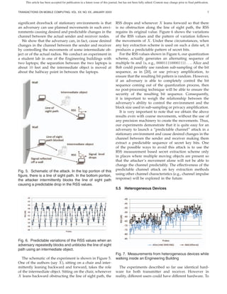 Secret key extraction from wireless signal strength in real environments | PDF