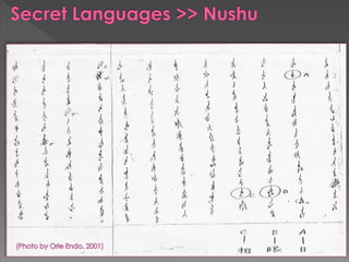 Secret language and language games | PPTX