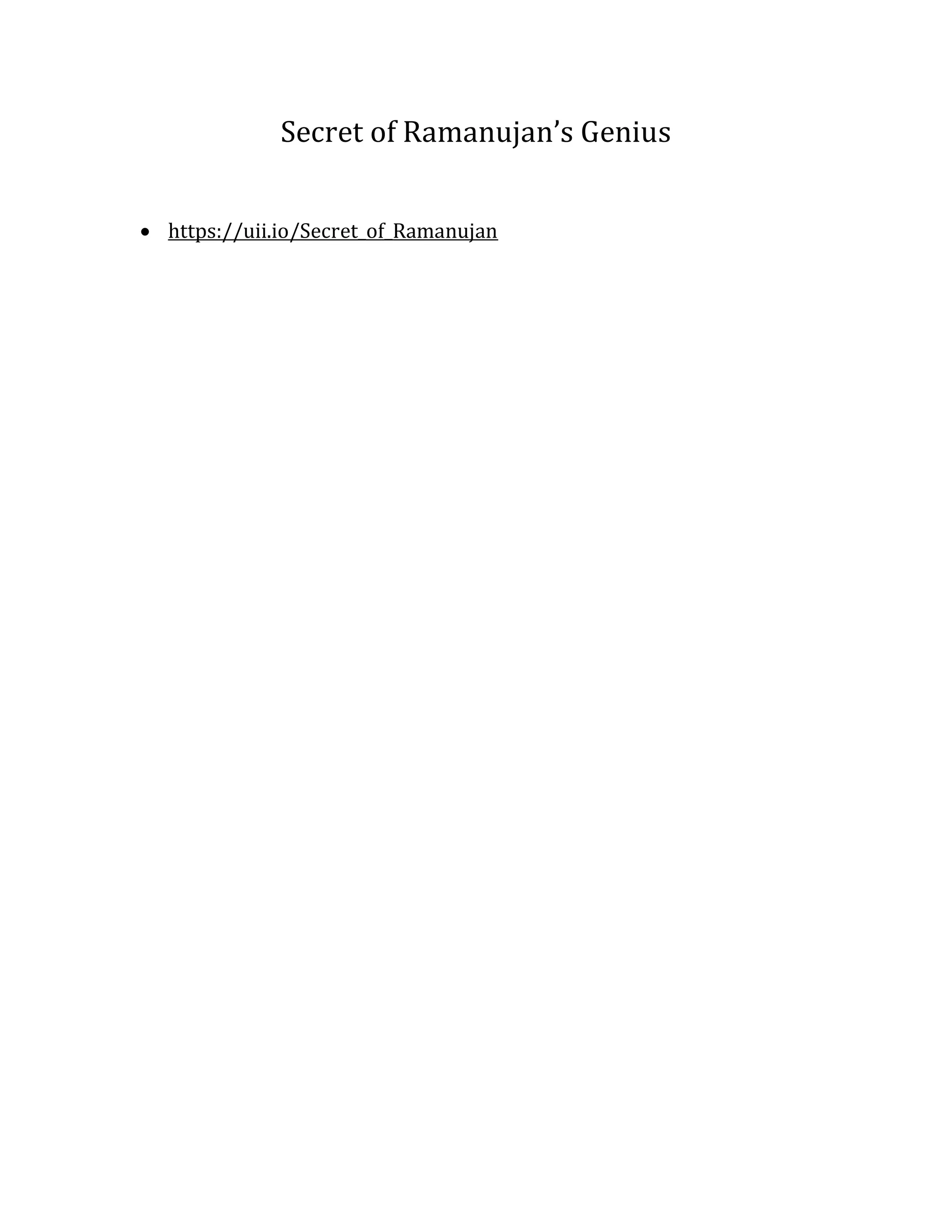 Secret of Ramanujan.pdf