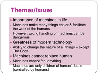 Secret of the machines by rudyard kipling | PPTX