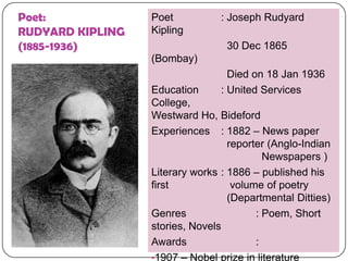 Secret of the machines by rudyard kipling | PPTX