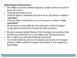 Secretors | PPTX