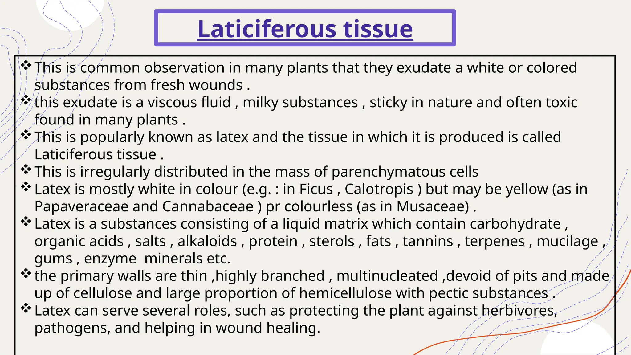 secretory ducts and laticifers(plant anatomy).pptx