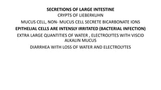 Secretory functions of alimentary tract | PPTX