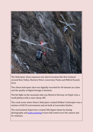 Secret Behind The Special Effects of Mission Impossible Fallout | PDF