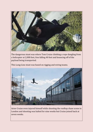 Secret Behind The Special Effects of Mission Impossible Fallout | PDF