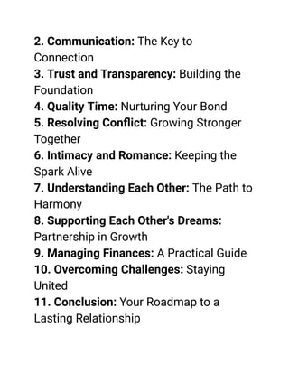 Secrets for A Happy Relationship & Marriage. | PDF