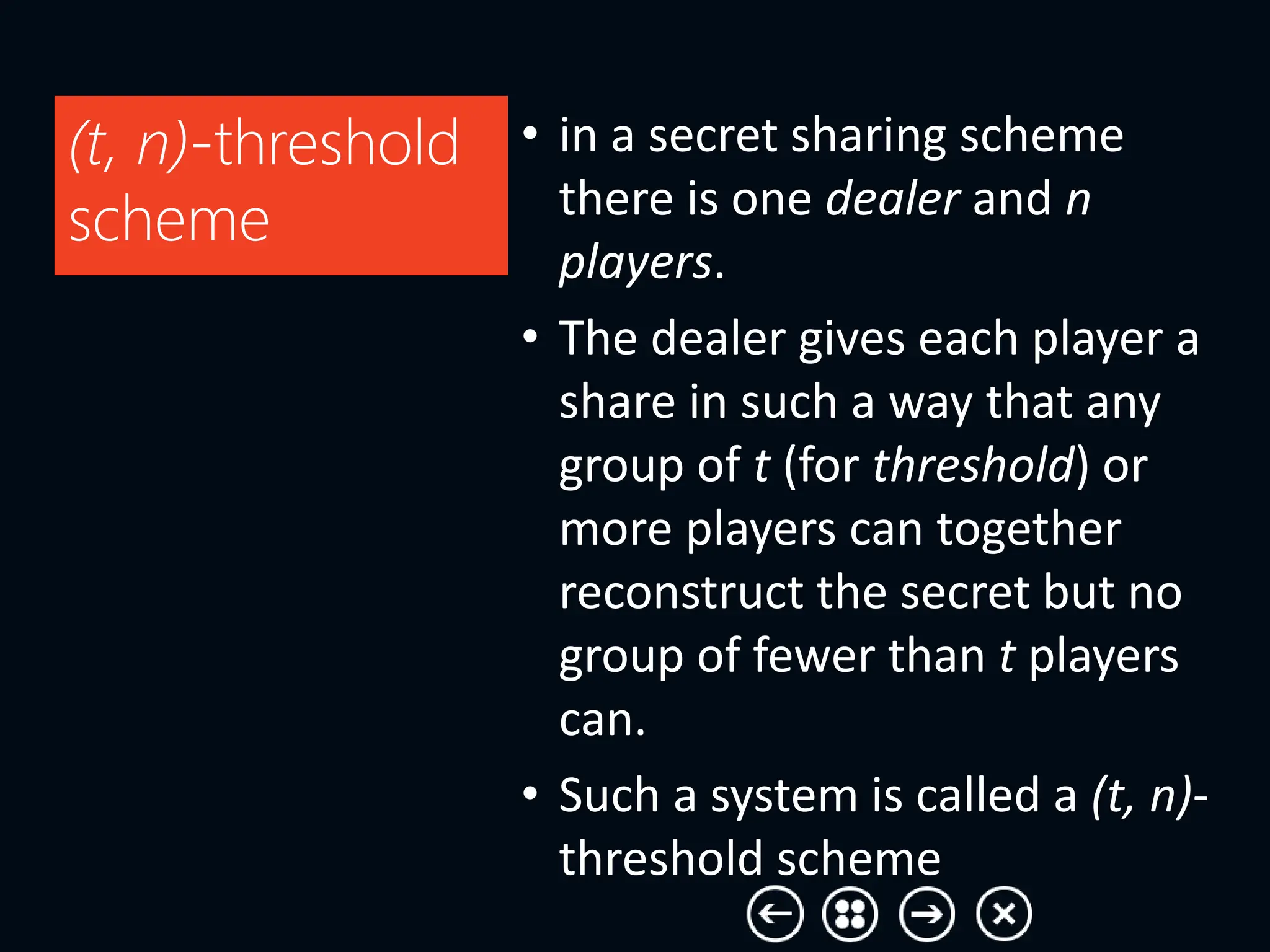 Secret Sharing Schemes B.Tech Major Project | PPTX