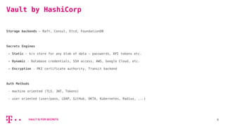 Secrets management vault cncf meetup | PDF | Cloud Computing | Internet