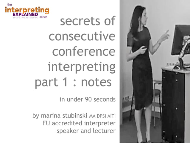 Secrets of Interpreters' Notes | PPT