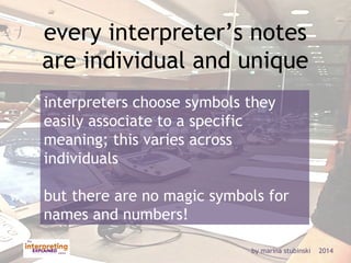 Secrets of Interpreters' Notes | PPT