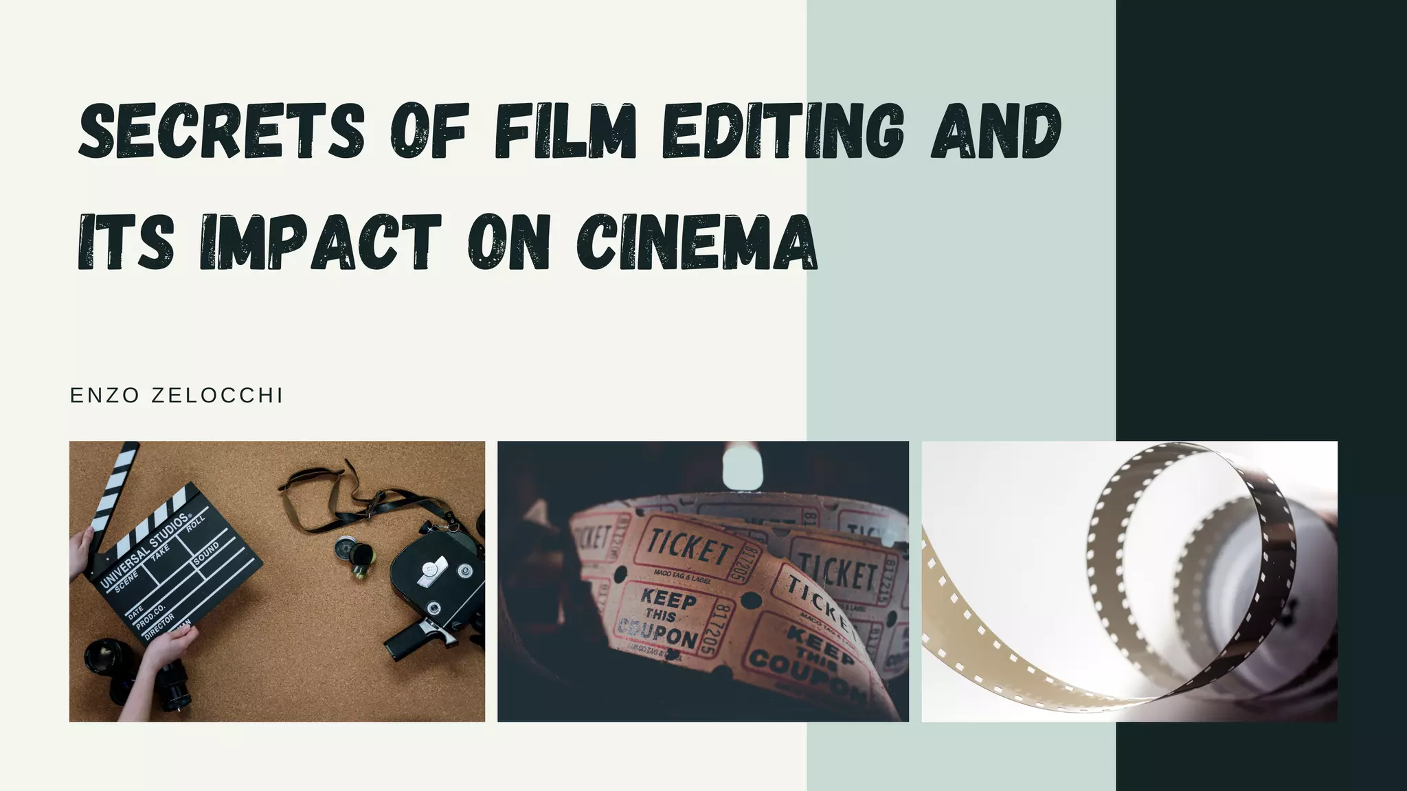 Behind the Frame: Unveiling the Enigma of Film Editing | PDF